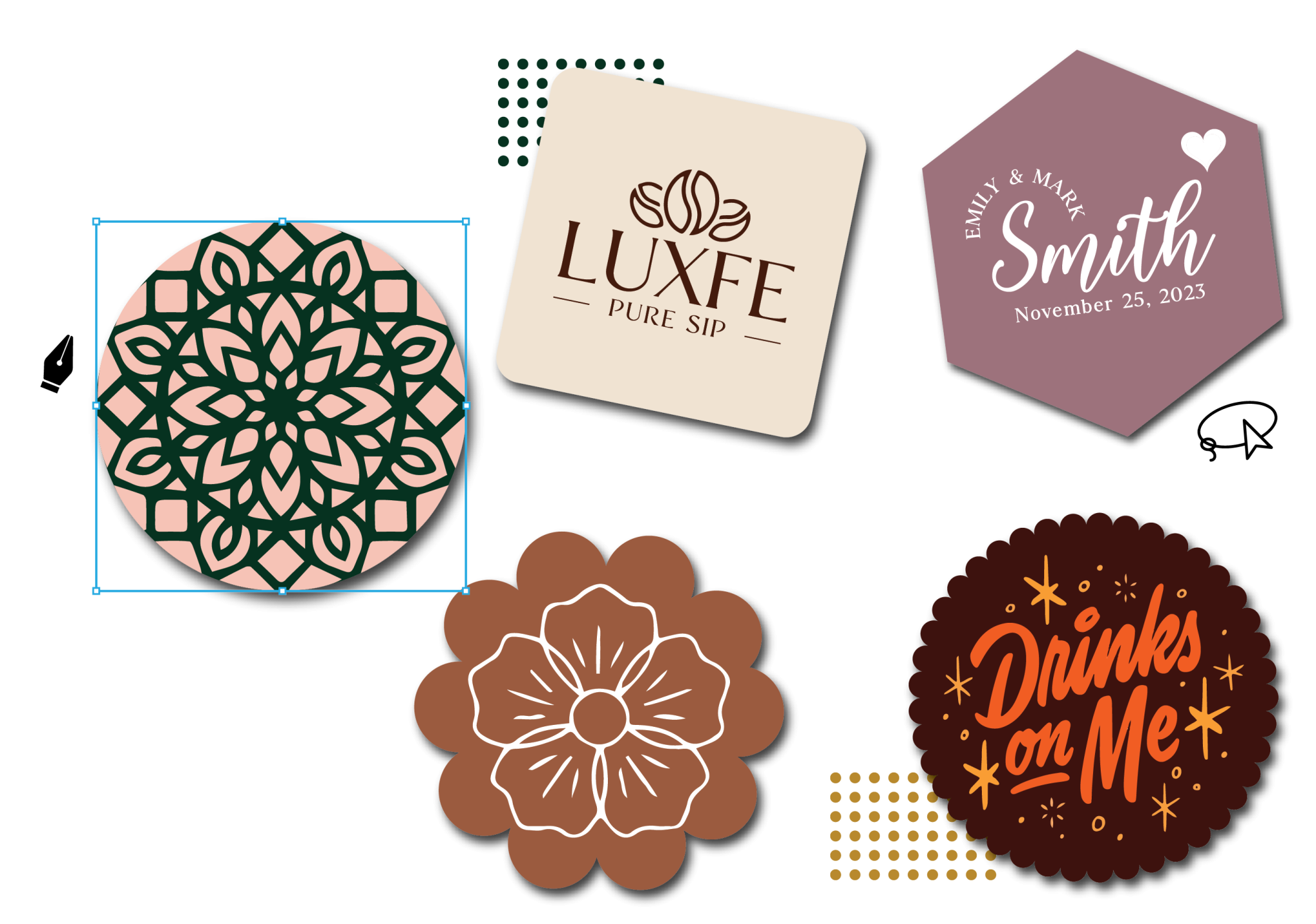 Custom Paper Coasters For Unique Brand Promotions or Favors